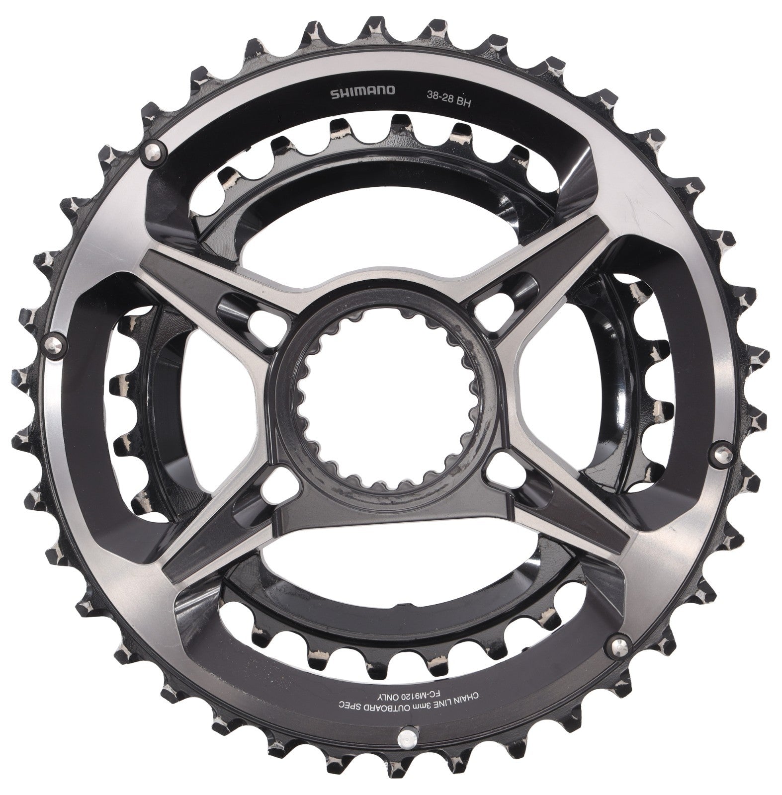Shimano XTR FC-M9120-B2 Direct Mount 2 x 12s Mountain Bike Chainring S ...
