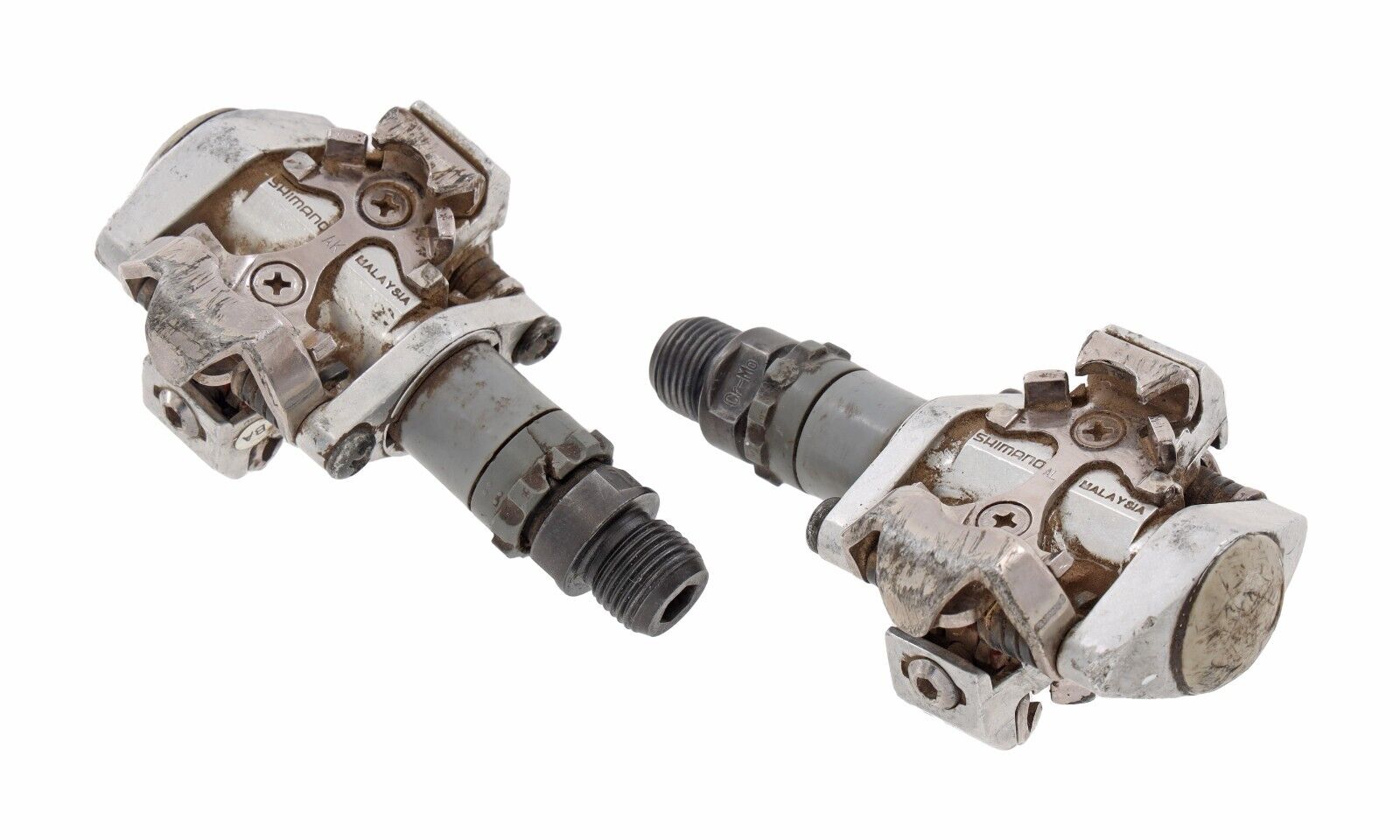 Shimano PD-M515 SPD Clipless Mountain Bike Pedals 2 Bolt 9/16" Vintage ...